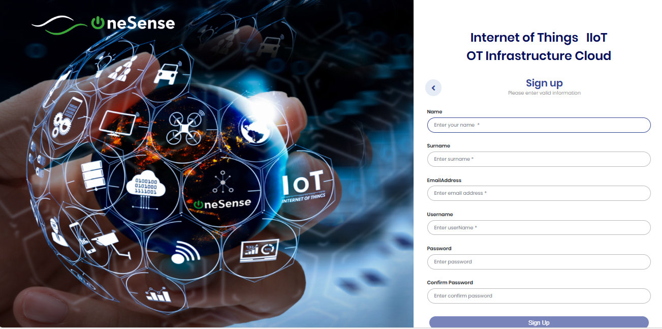 Login to the Onesense